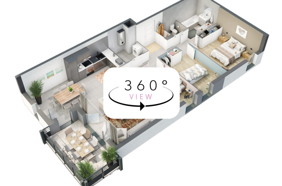 Tour 3D à 360° | Appart t4 – IDlia studio
